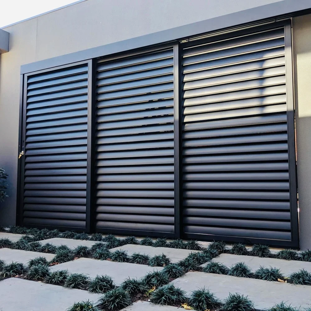 Premium Aluminium Louvre Doors in Dubai & Abu Dhabi – Hurry