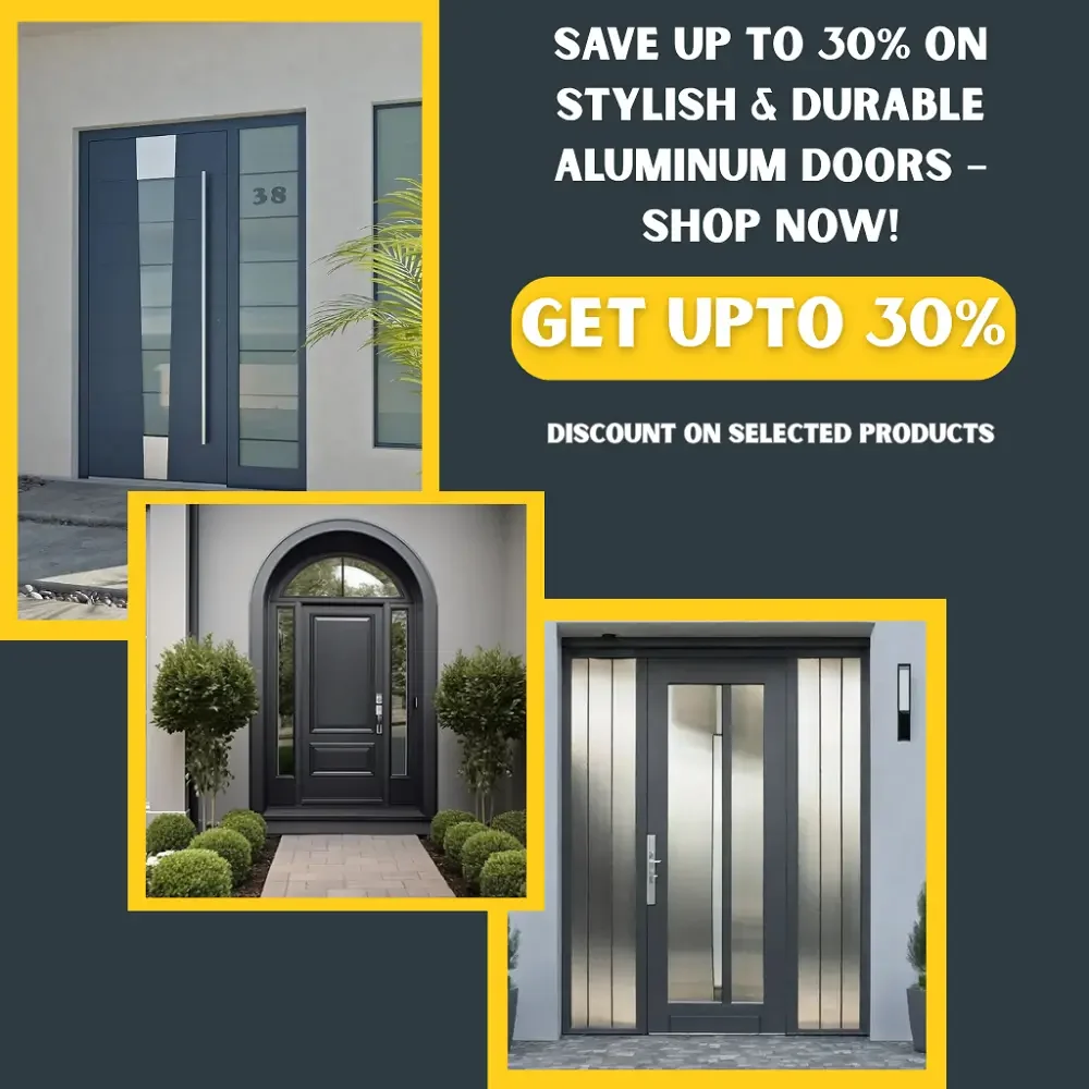 Aluminum Doors | Hinged & Louvre Door | Don’t Miss Out