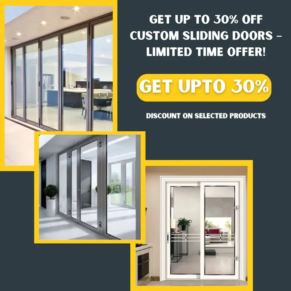 Custom Sliding Doors | Custom-Made Glass Door | Upto 30% Off