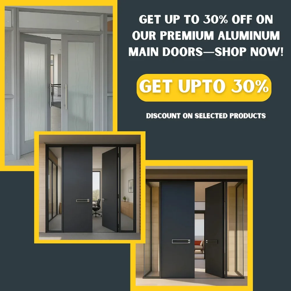 Best Aluminum Main Doors in Dubai & Abu Dhabi – Upto 30% Off
